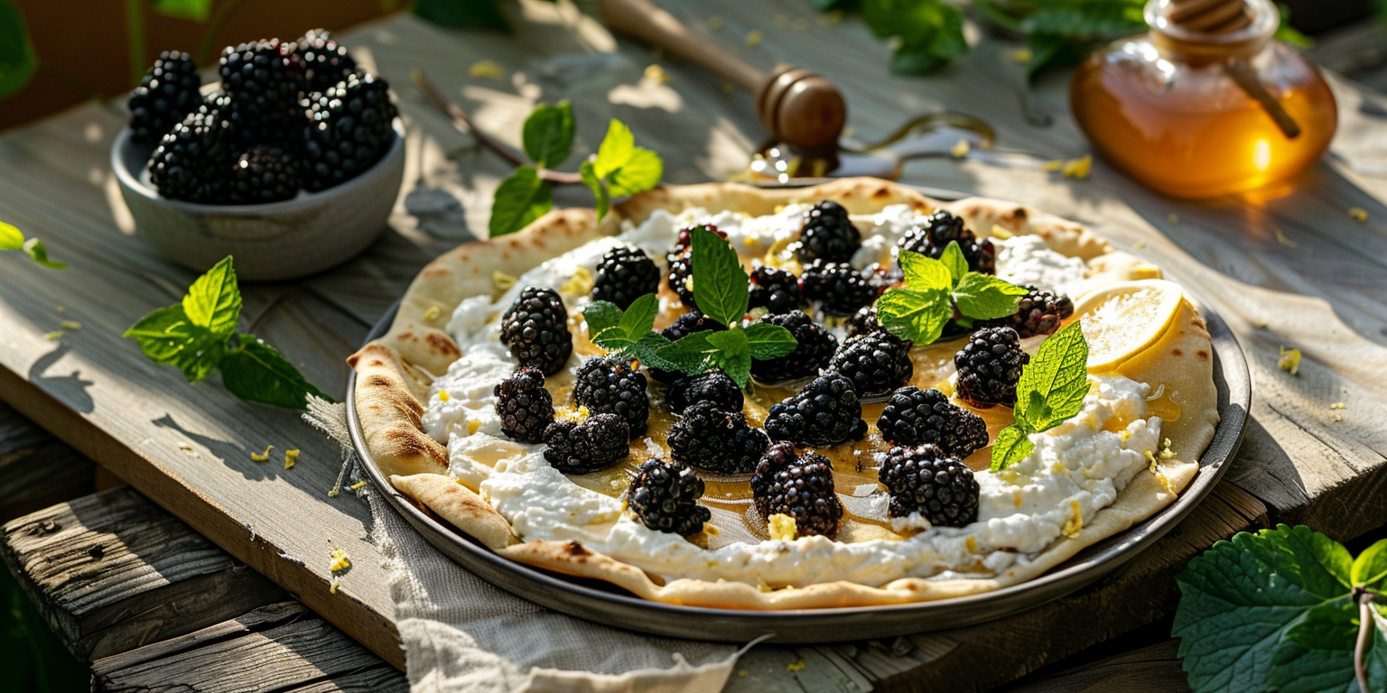 Pain Plat à la Ricotta et aux Mûres - Pourton.info